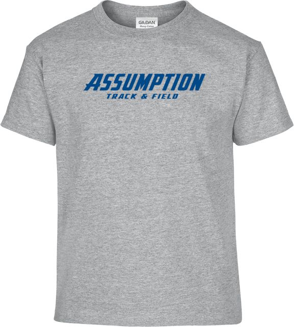 Assumption Youth T Shirt Assumption University Track and Field - ONLINE ...