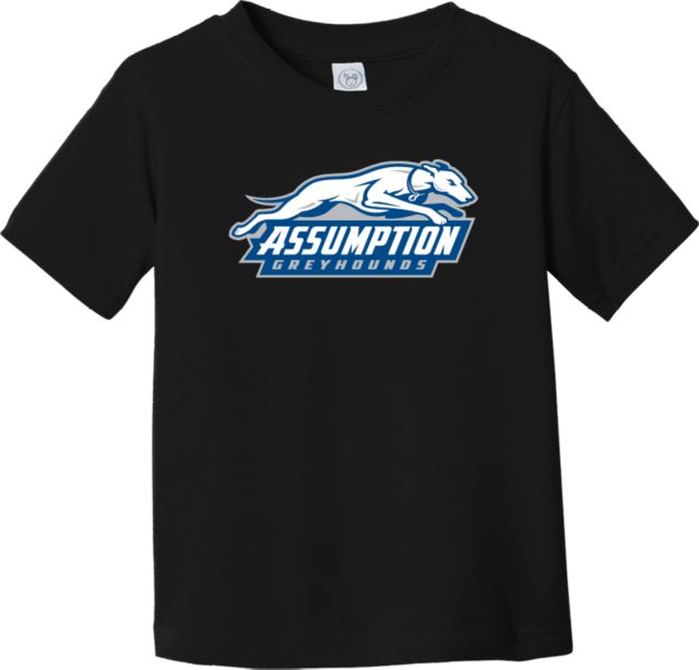 Assumption Toddler T Shirt Assumption University Greyhound Logo ...