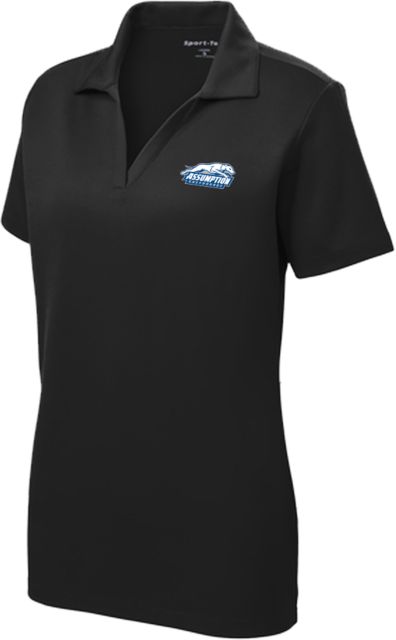 Assumption Womens Dry Mesh Polo Assumption University Greyhound Logo ...